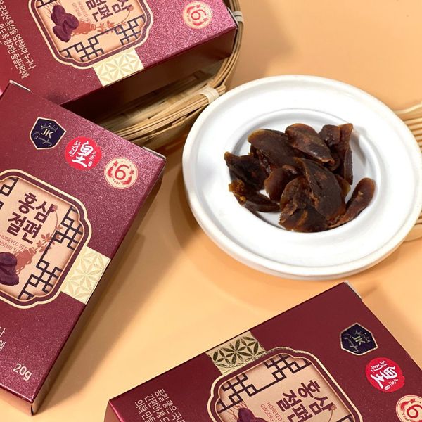 Hồng Sâm Lát Tẩm Mật Ginseng King Honeyed Red Ginseng Slice 200gr (10 ...