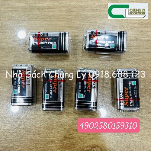 Pin 9v maxell – NHÀ SÁCH CHUNG LÝ