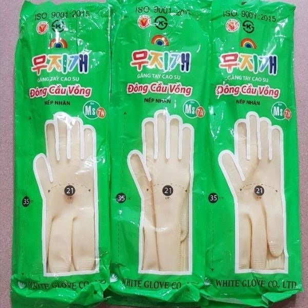 Găng Tay Cao Su Đông Cầu Vồng – Bảo Hộ GARAN