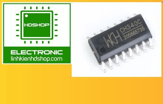 IC CH340C UART TTL – Linh Kiện Điện tử HdShop