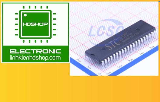 STC Micro STC89C52RC-40I-PDIP40 (Thay thế 89C52) – Linh Kiện Điện tử HdShop
