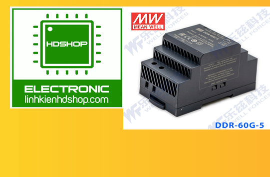 Nguồn công nghiệp DDR-60G-5 MeanWell Arduino,MCU,Raspberry,STM32 – Linh ...