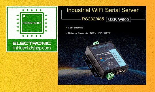 Bộ Wifi công nghiệp USR-W600 – Linh Kiện Điện tử HdShop