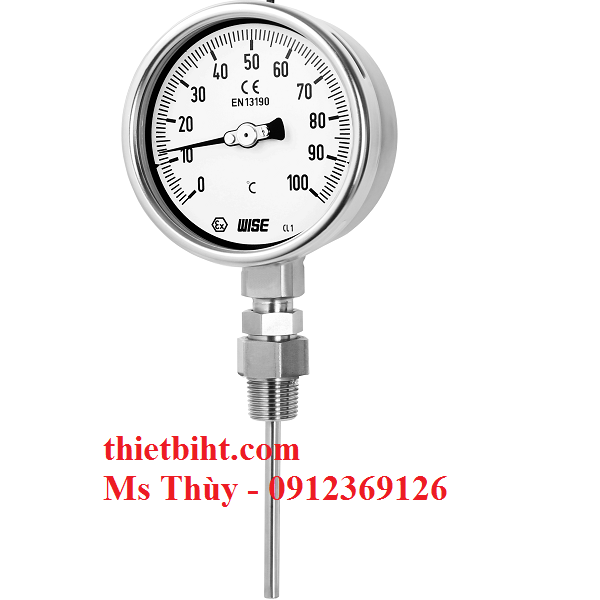 Đồng hồ nhiệt độ Wise Model T150 - Euro Gauge EN13190 – thietbiht