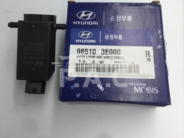 Trang chủ › PHỤ TÙNG HYUNDAI › MÔ TƠ BƠM NƯỚC RỬA KÍNH (2 VÒI) - 985103E000