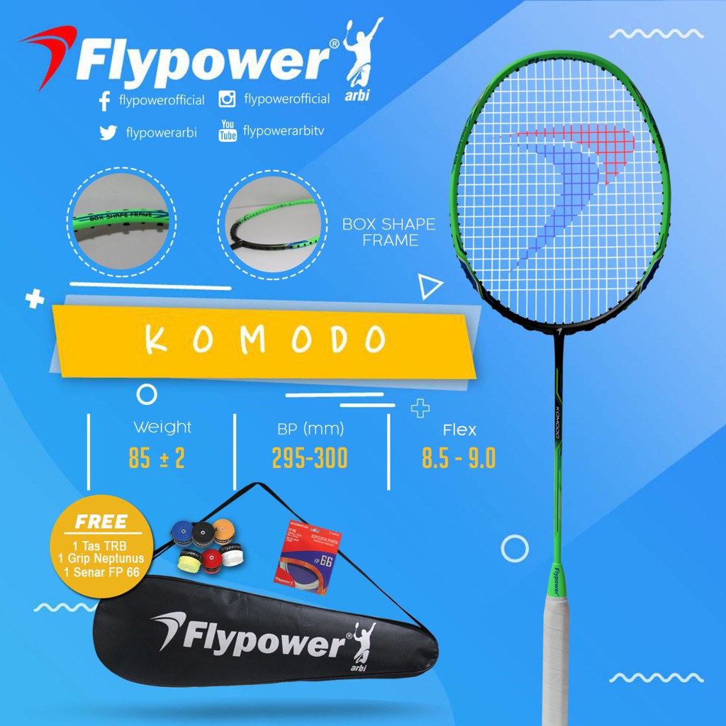 Vợt cầu lông Flypower Komodo – flypowervietnam