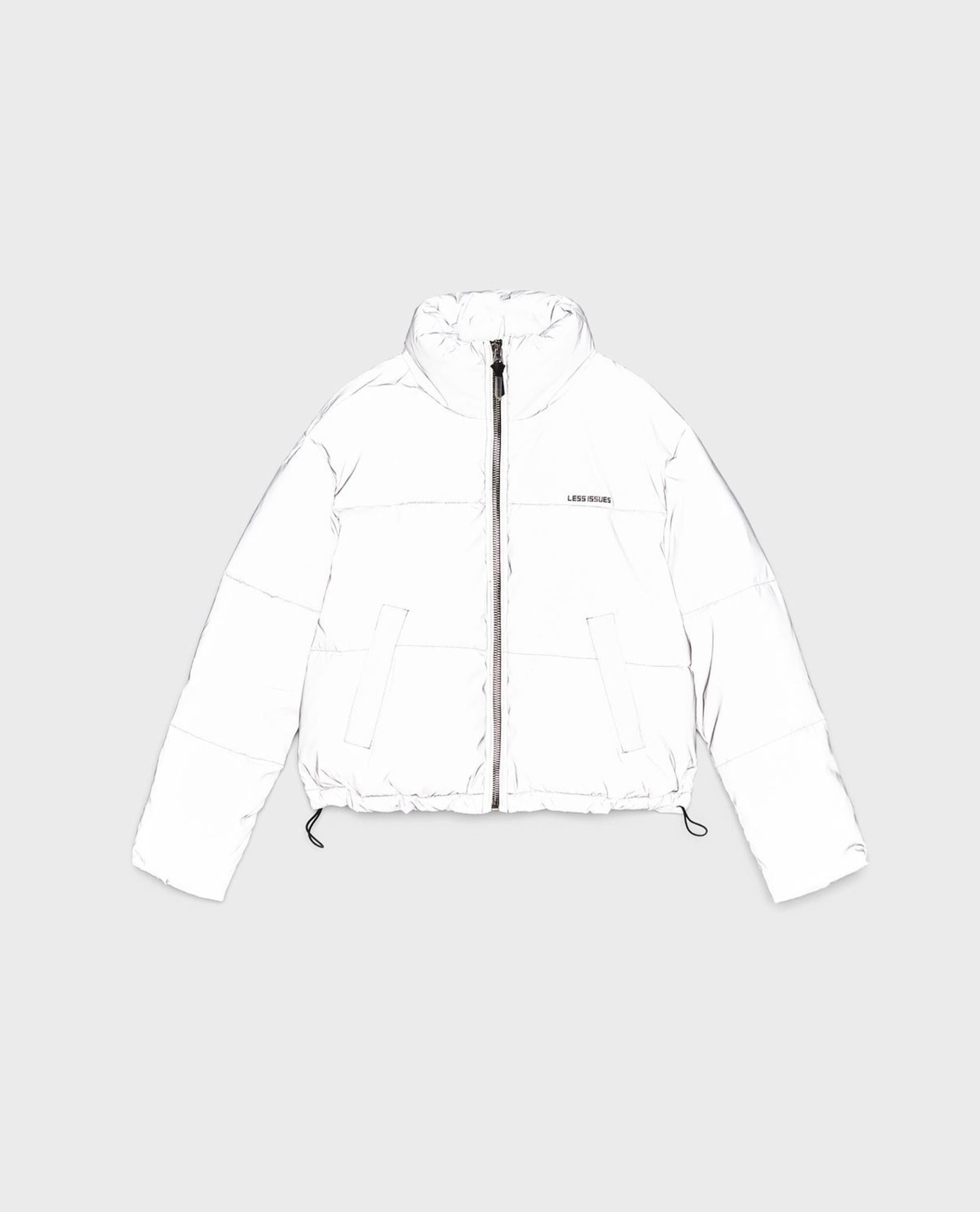 REFLECTIVE PUFFER JACKET - BERSHKA – Breakdalaww - Vintage Streetwear