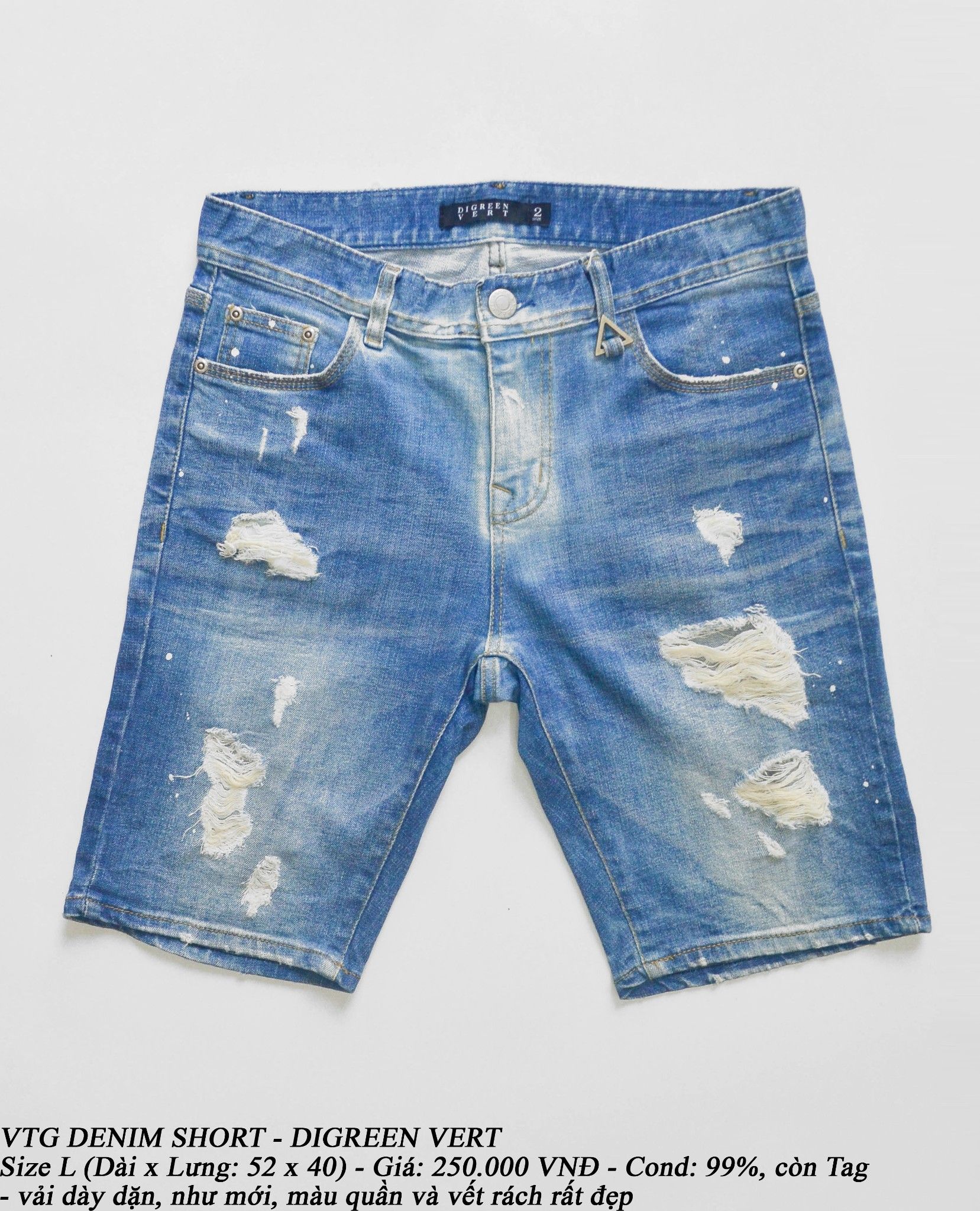 VTG Denim Shorts - DIGREEN VERT – Breakdalaww - Vintage Streetwear