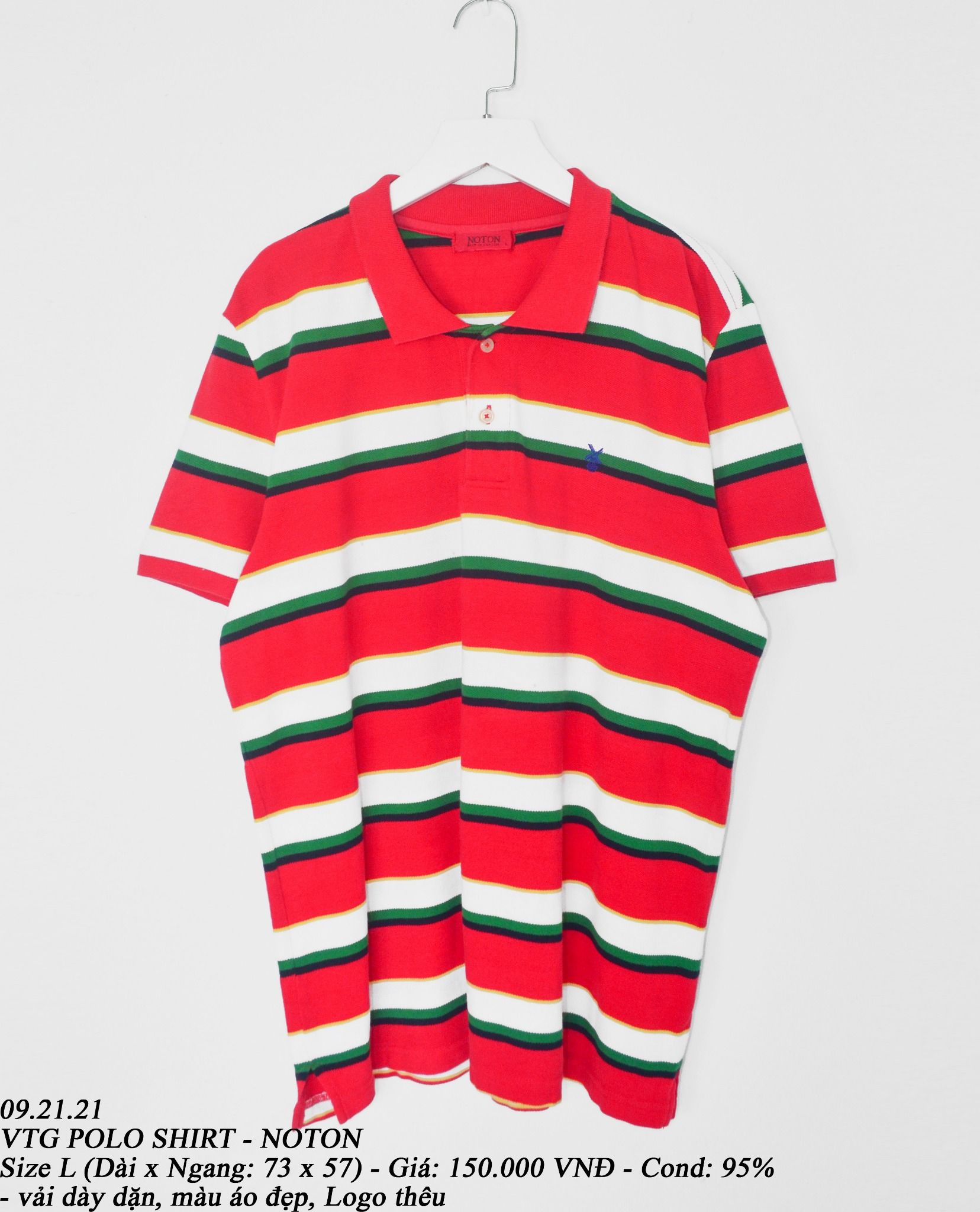 09.21.21 - VTG POLO SHIRT - NOTON – Breakdalaww - Vintage Streetwear