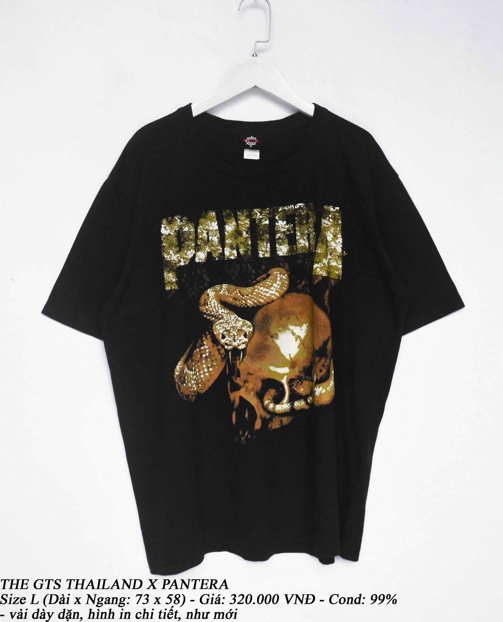 VTG T-Shirt - THE GTS THAILAND X PANTERA – Breakdalaww - Vintage Streetwear