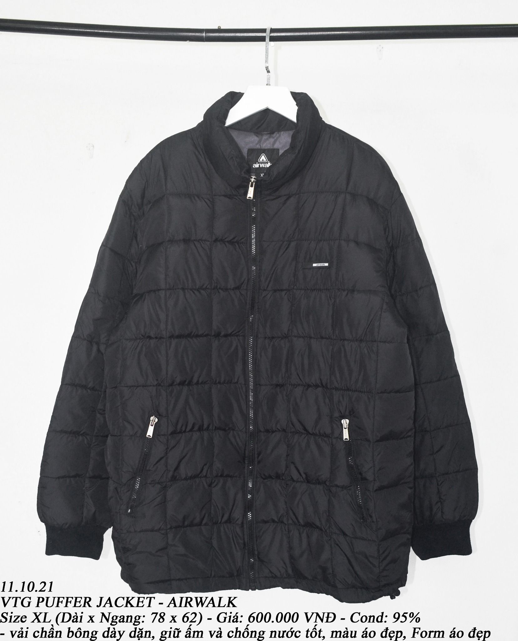 11.10.21 - VTG PUFFER JACKET - AIRWALK – Breakdalaww - Vintage Streetwear