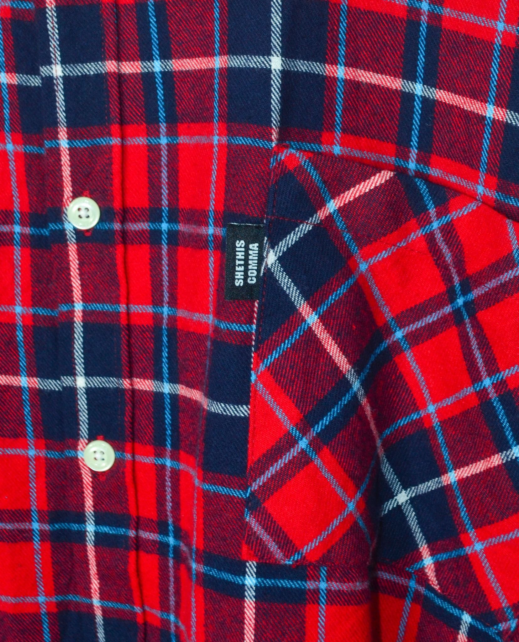 12.07.21 - VTG FLANNEL SHIRT - SHETHIS COMMA – Breakdalaww - Vintage ...