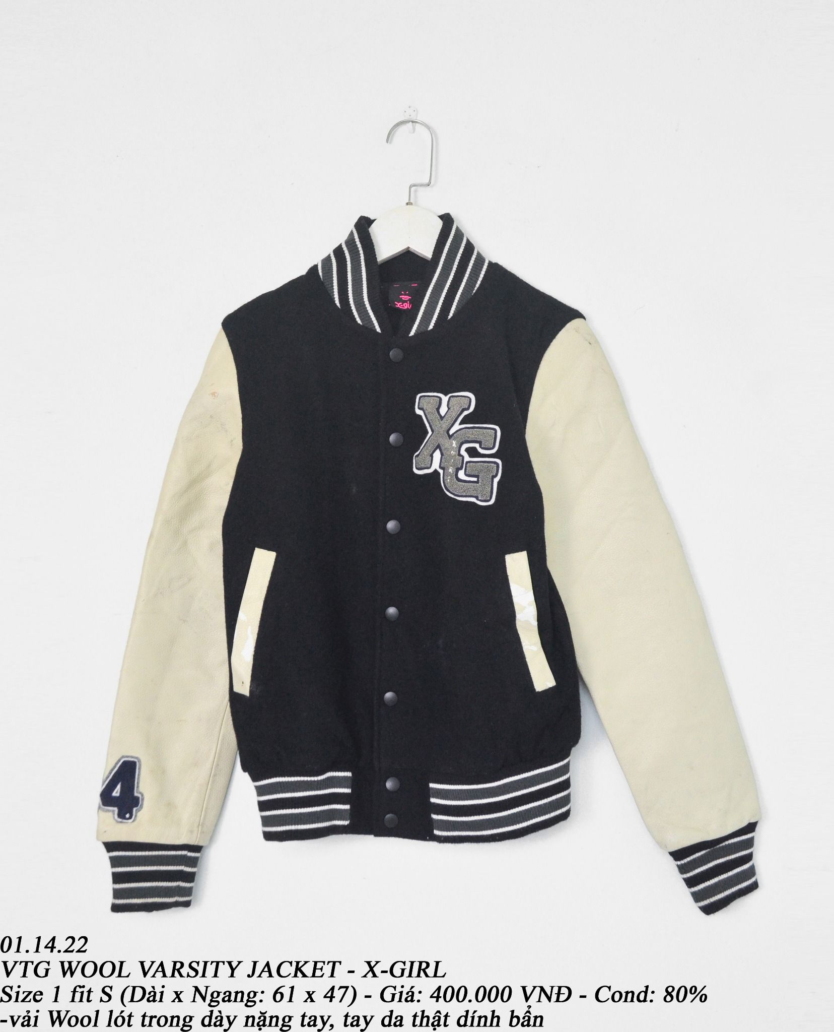 01.14.22 - VTG WOOL VARSITY JACKET - X-GIRL – Breakdalaww - Vintage ...
