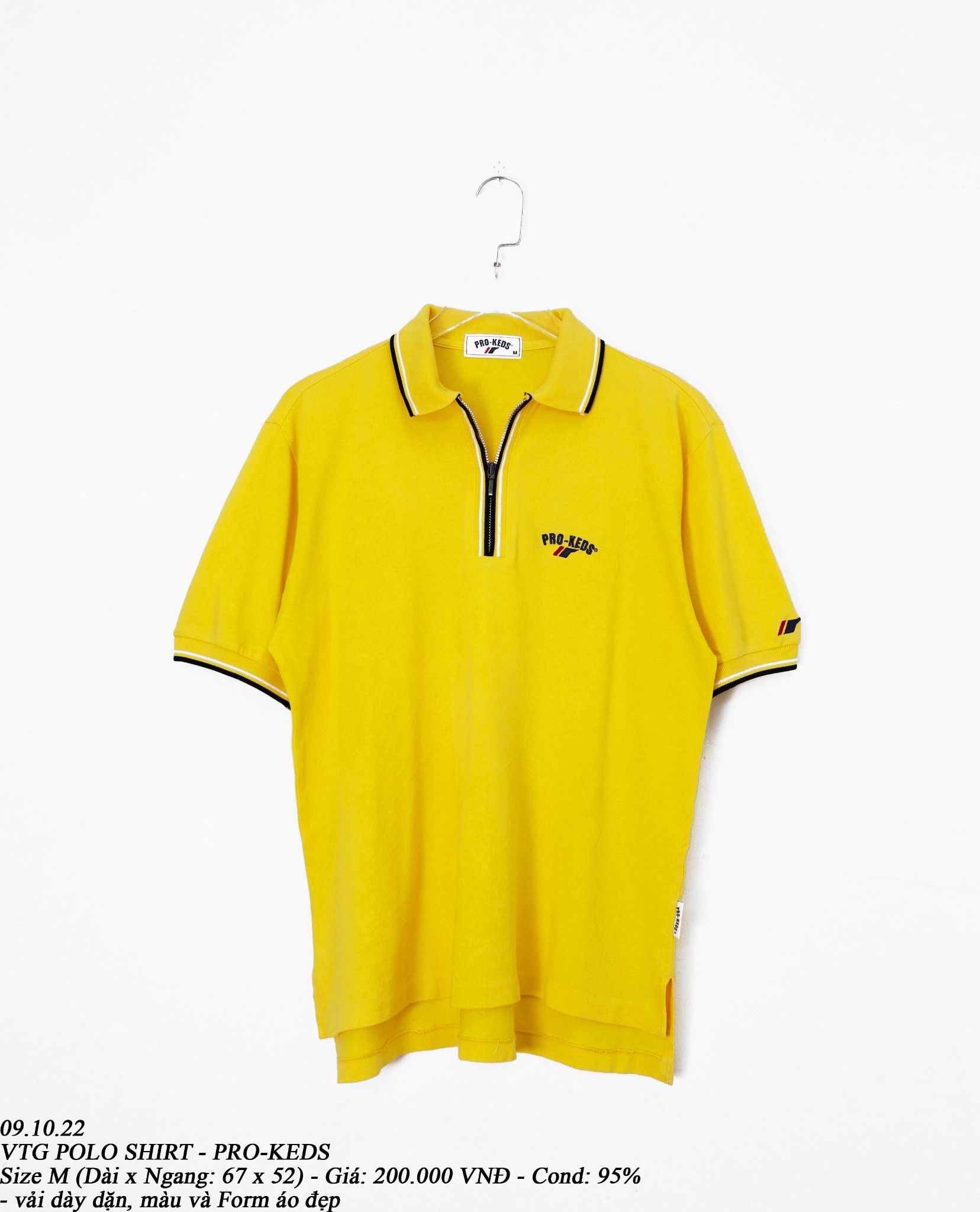 09.10.22 - VTG POLO SHIRT - PRO-KEDS – Breakdalaww - Vintage Streetwear
