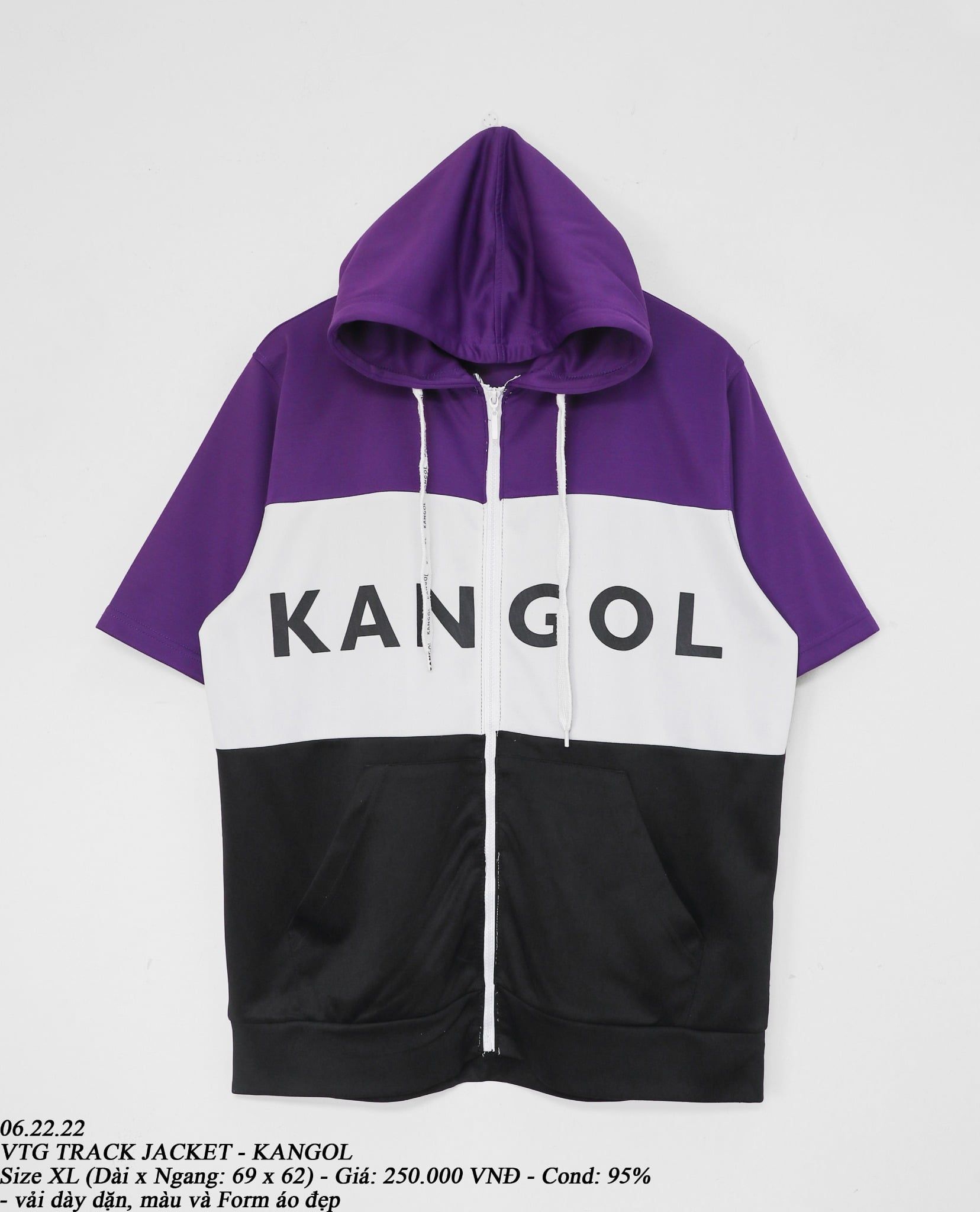 06.22.22 - VTG TRACK JACKET - KANGOL – Breakdalaww - Vintage Streetwear