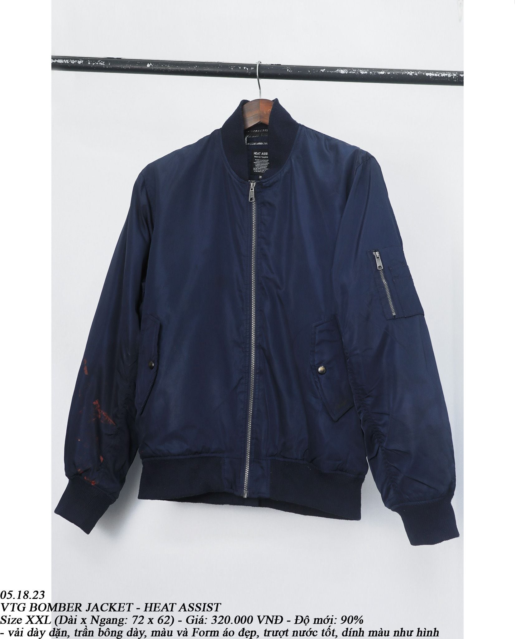 05.18.23 - VTG BOMBER JACKET - HEAT ASSIST – Breakdalaww - Vintage ...