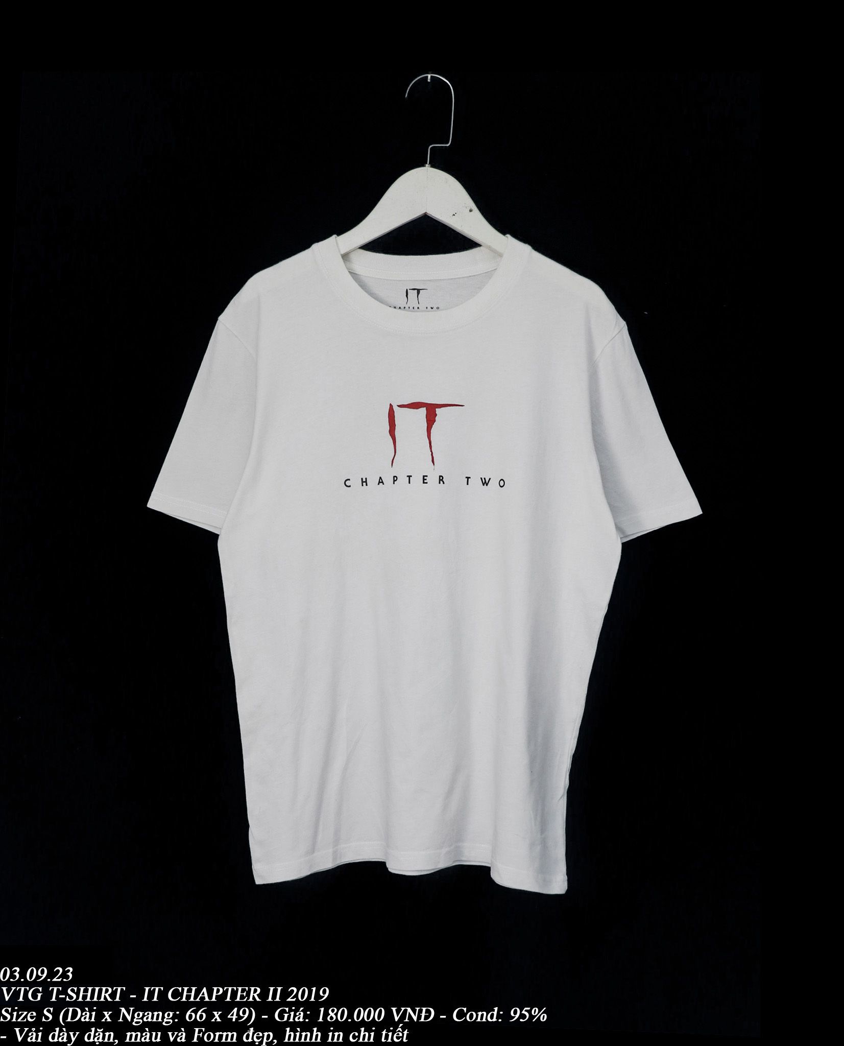 03.09.23 - VTG T-SHIRT - IT CHAPTER II 2019 – Breakdalaww - Vintage ...