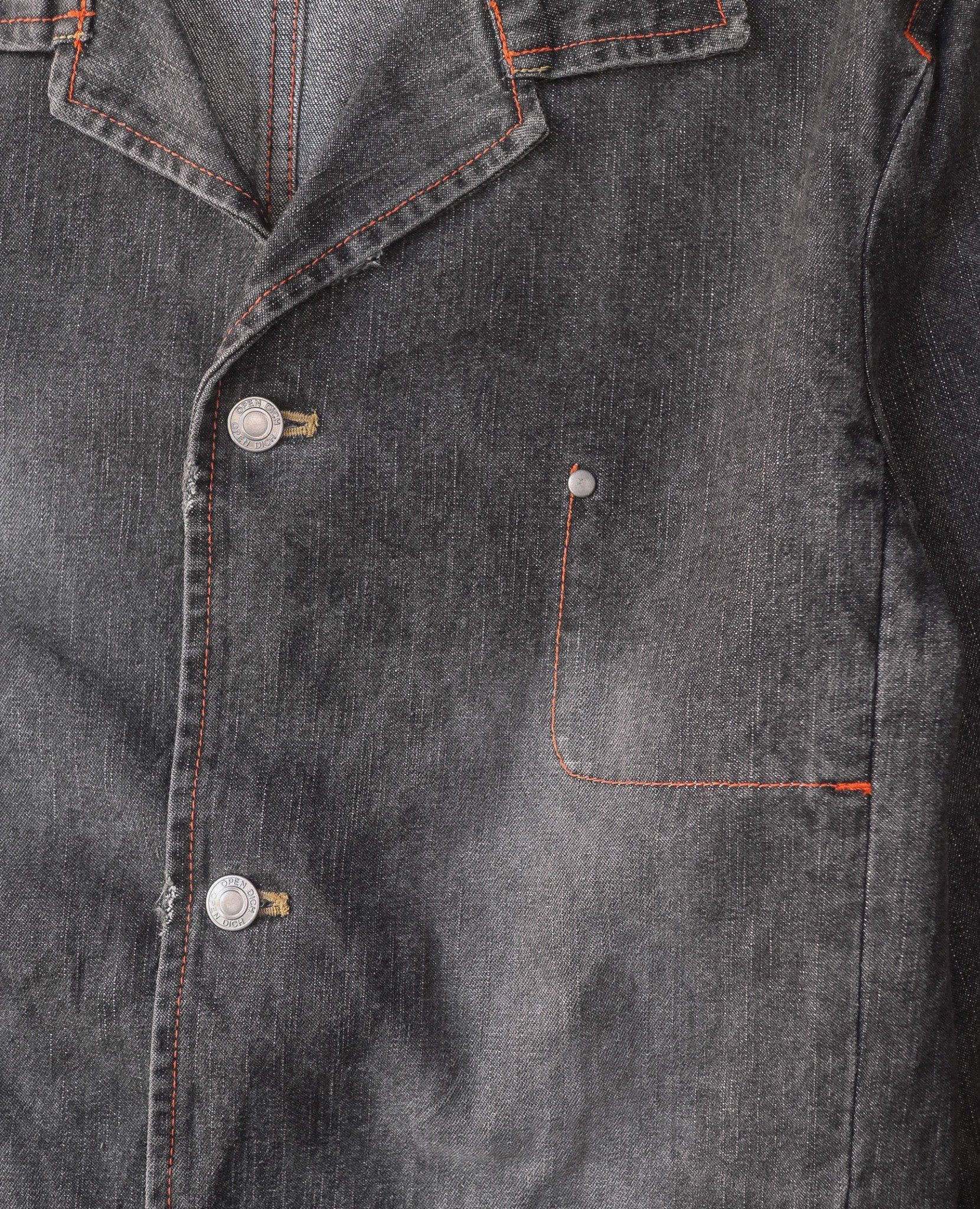 07.01.24 - VTG CHORE COAT DENIM JACKET - OPEN DICH – Breakdalaww - Vintage Streetwear