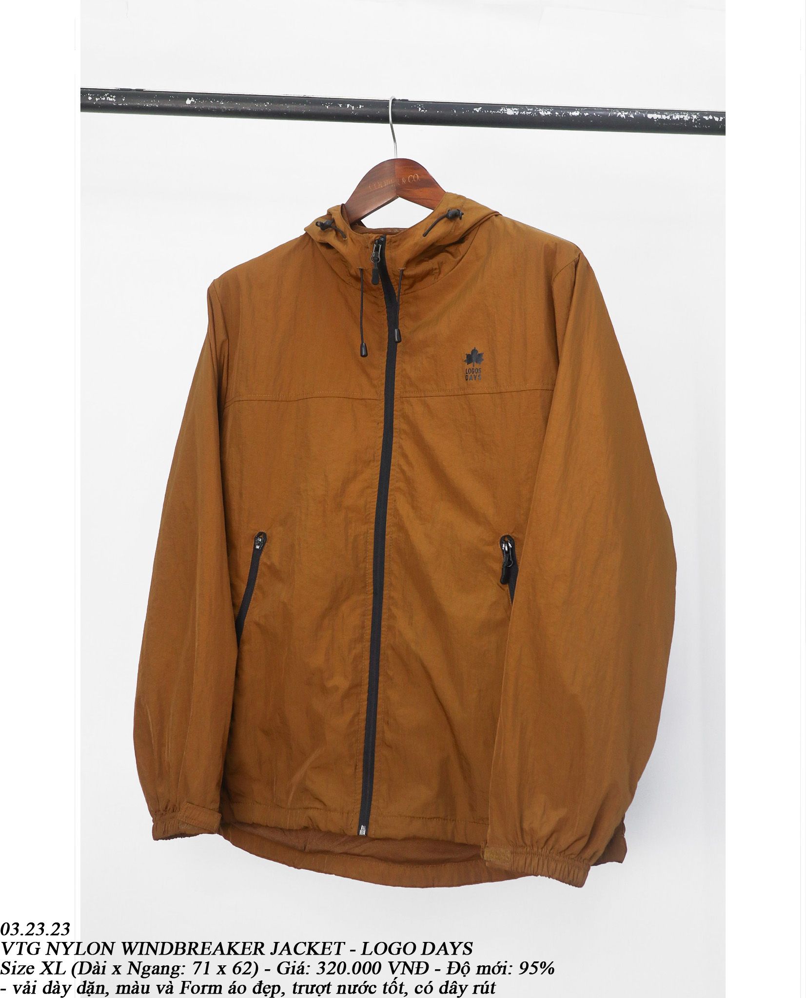 03.23.23 - VTG NYLON WINDBREAKER JACKET - LOGO DAYS – Breakdalaww ...
