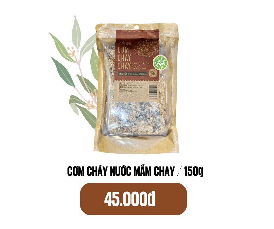 Cơm Cháy Nước Mắm Chay 150g – RỤM