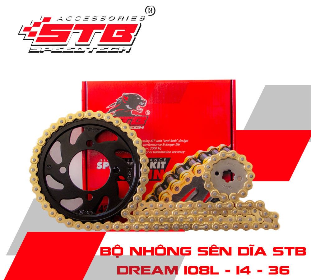 BỘ NHÔNG SÊN DĨA STB HIGH TECH DREAM / WAVE ALPHA – STB Racing