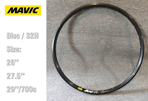 Vành MTB Mavic 319 không nan hoa 32 lỗ – Hanoibike shop