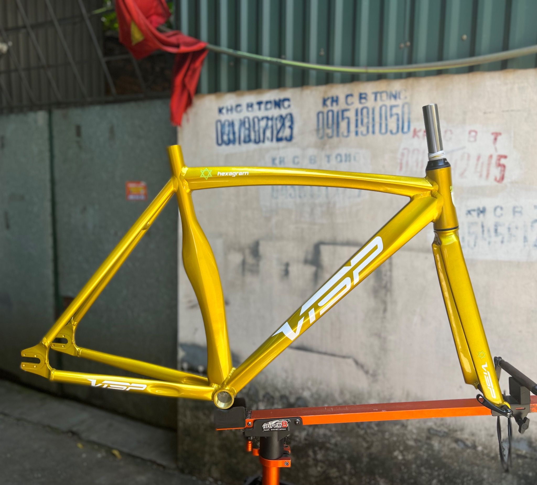 Khung Fixed Gear Visp Hexagram – Hanoibike shop