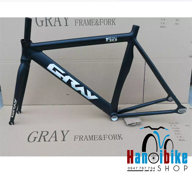 Khung Fixed Gear Gray F10 Càng Nhôm – Hanoibike shop