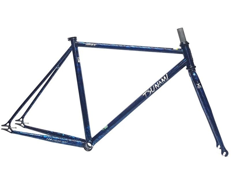 Khung Fixed Gear Tsunami SNM4130 ( Không bao gồm chén cổ+ cọc yên ...