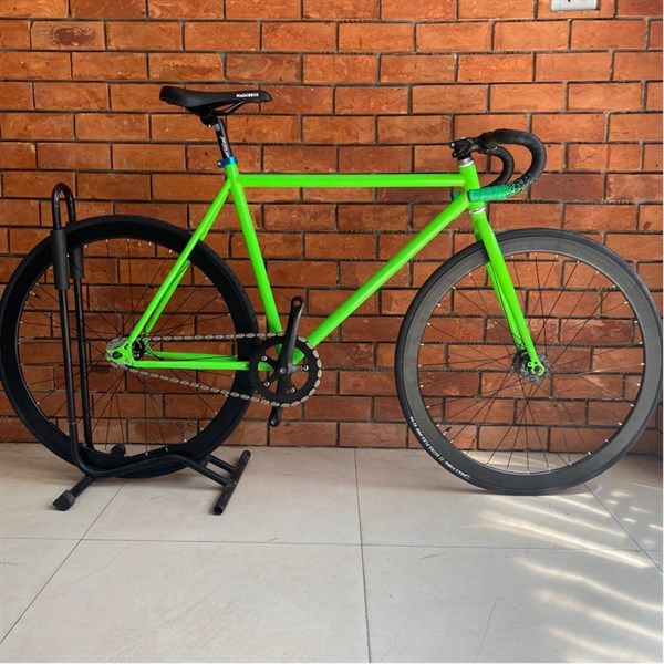 Xe Fixed Gear cơ bản Khung thép tay cong – Hanoibike shop