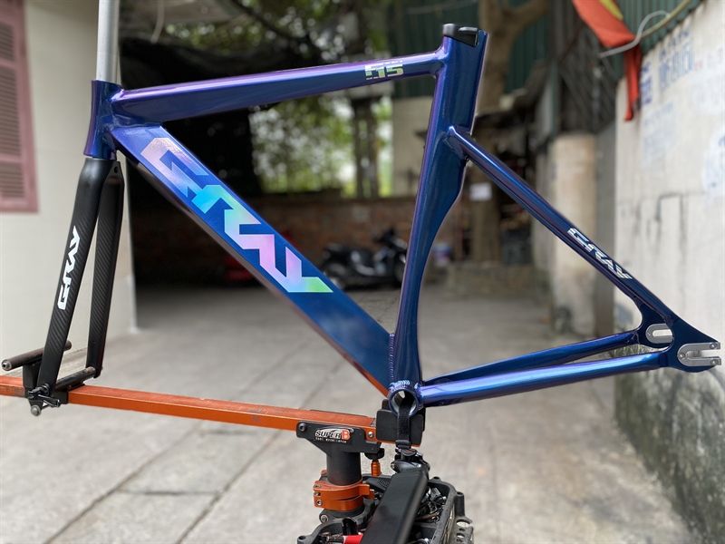 Khung Fixed Gear Gray F15 Càng Carbon – Hanoibike shop