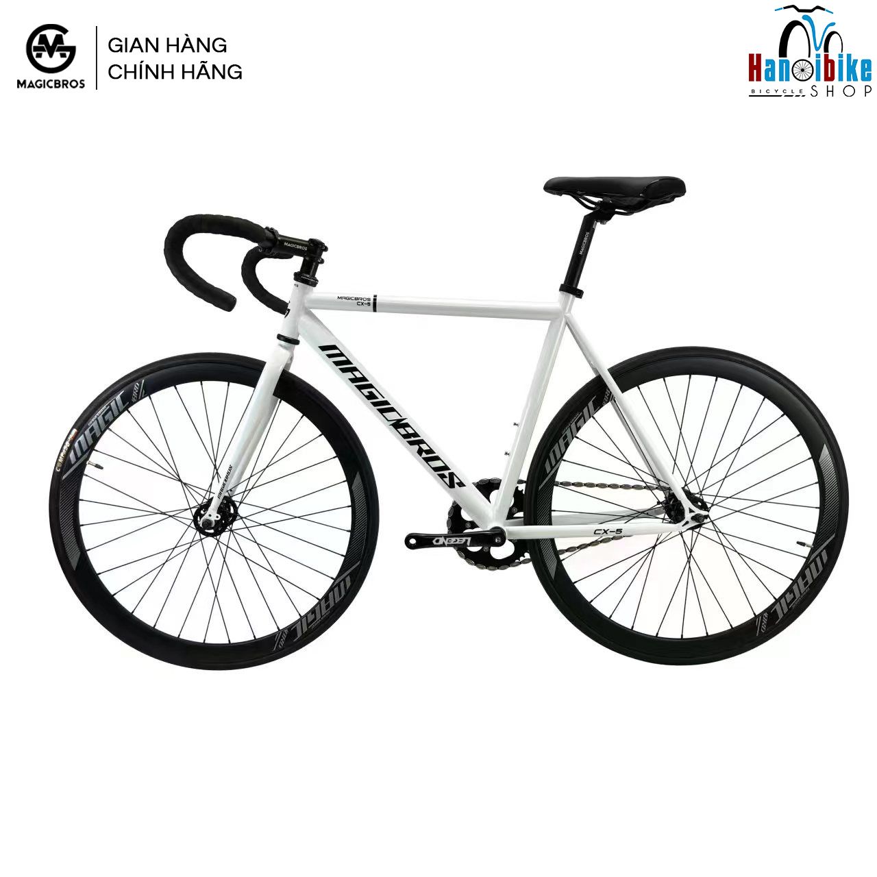 Xe đạp Fixed Gear Magicbros CX-5 khung thép – Hanoibike shop