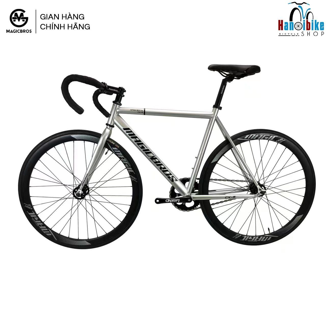 Xe đạp Fixed Gear Magicbros CX-5 khung thép – Hanoibike shop