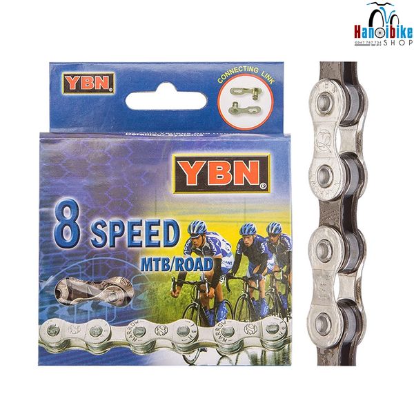Xích 8 YBN Marrow 8 Speed cho road/ mtb – Hanoibike shop