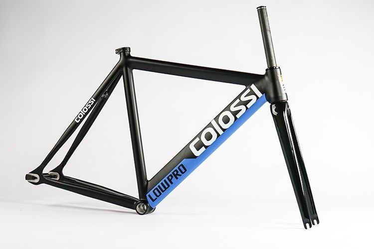 Khung Fixed Gear COLOSSI Lowpro có càng carbon( đủ chén cổ+ cọc yên ...