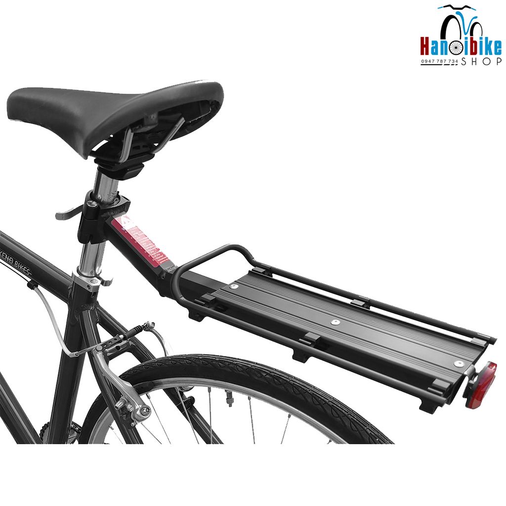 Gác baga yên sau xe đạp nhôm đa năng bắt cọc yên có dây – Hanoibike shop