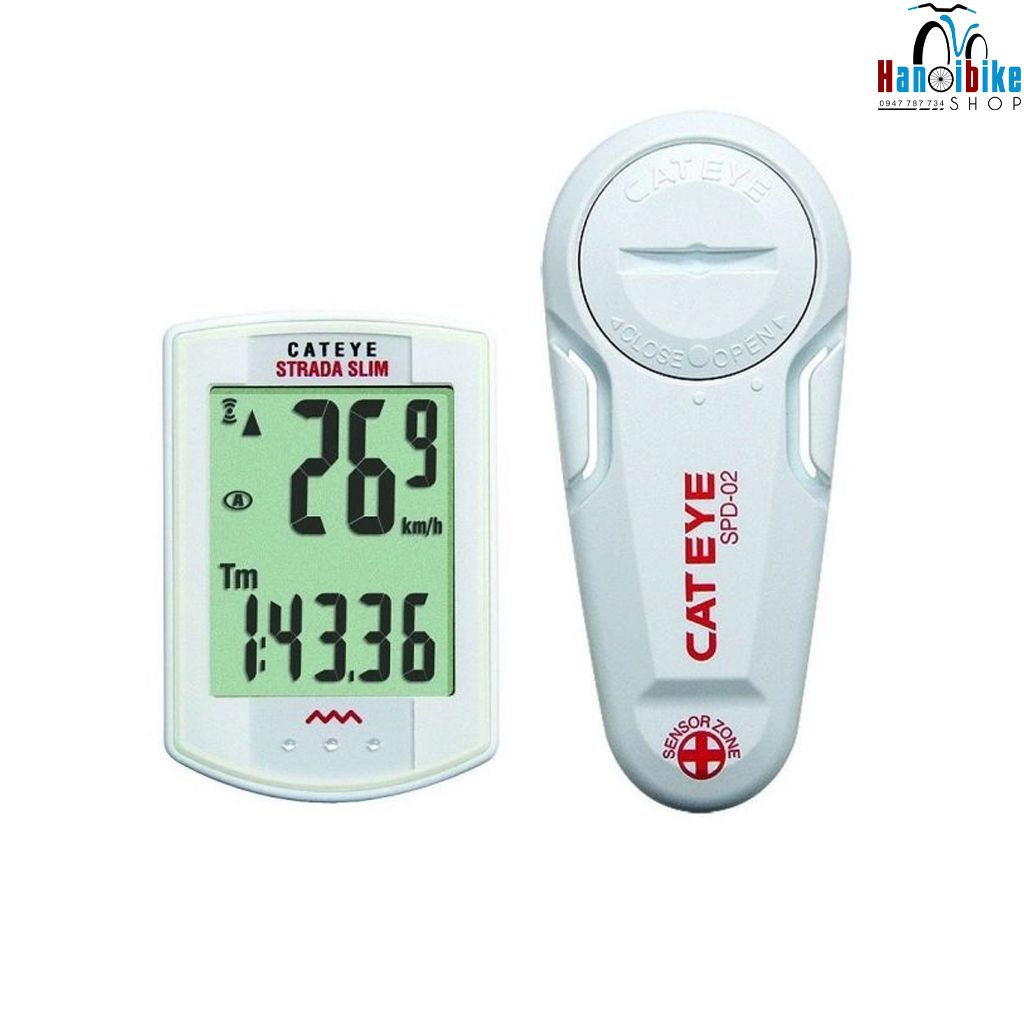 Đồng hồ contermet xe đạp Cateye Strada Wireless Slim CC-RD310W – Hanoibike shop