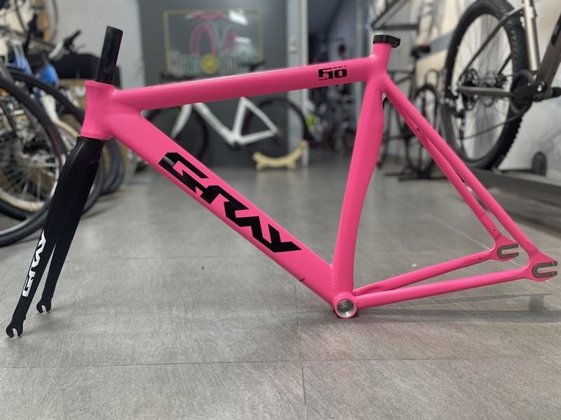 Khung Fixed Gear Gray F10 Càng Nhôm – Hanoibike shop