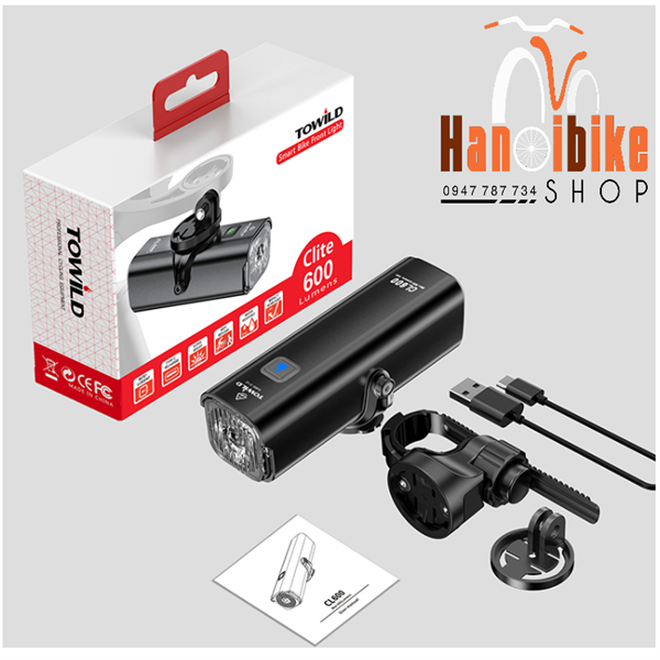 Đèn trước TOWILD CL600 Siêu sáng – Hanoibike shop