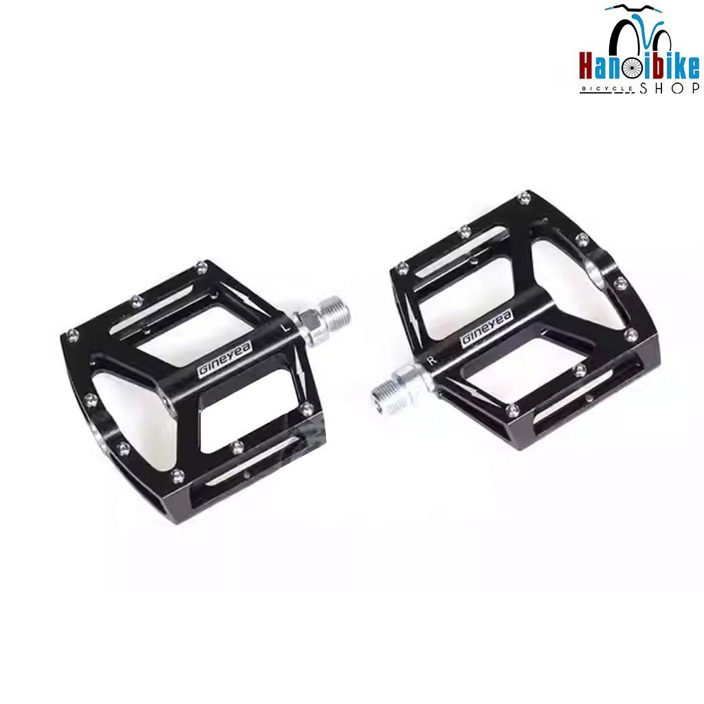 Pedal bàn đạp xe đạp Gineyea gắn đước strap cho Fixed gear, MTB, Touri – Hanoibike shop