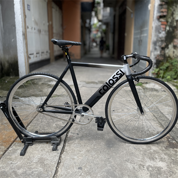 Khung Fixed Gear COLOSSI Lowpro có càng carbon( đủ chén cổ+ cọc yên ...
