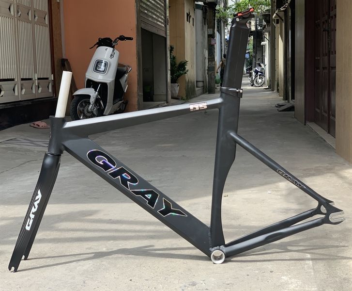 Khung Fixed Gear Gray F15 Càng Carbon – Hanoibike shop