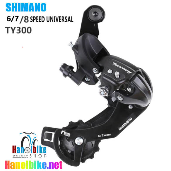 Củ đề shimano tourney RD-TY300 6-7 Speed chính hãng – Hanoibike shop