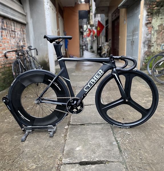 Xe Fixed Gear Track Cypher nhôm càng carbon – Hanoibike shop