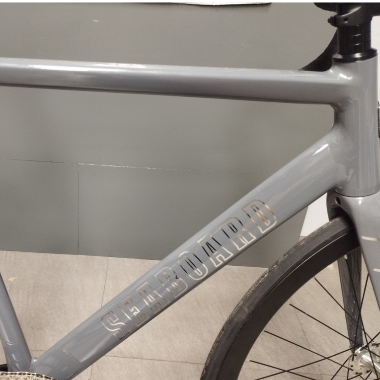 xe đạp Fixed Gear Seaboard Xám đùi legend ghi đông carbon siêu nhẹ ...