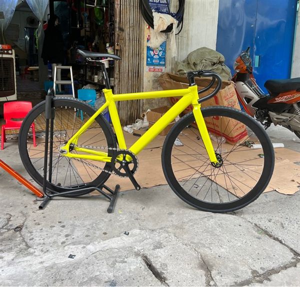 Xe Fixed Gear Khung nhôm 1 màu – Hanoibike shop