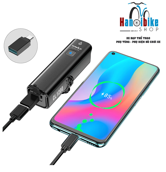 Đèn trước TOWILD CL1200 Siêu sáng – Hanoibike shop