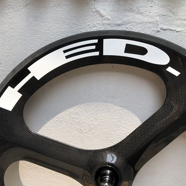 Vành carbon 3 đao HED vân carbon trước – Hanoibike shop