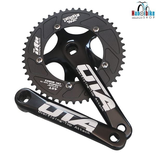 Đùi đĩa nhôm xe đạp Fixed Gear OTA 48T Cốt vuông – Hanoibike shop