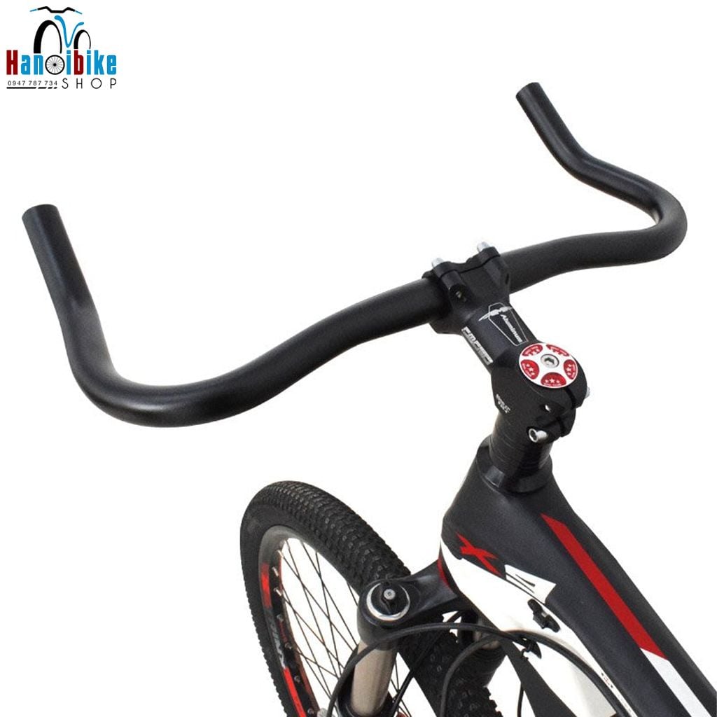 Ghi đông nhôm sừng bò tròn 31.8 – Hanoibike shop